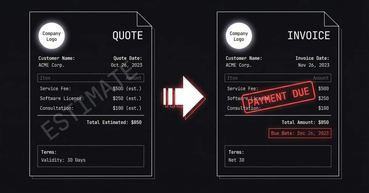Quote vs. Invoice: What’s the Difference and When to Use Each ...